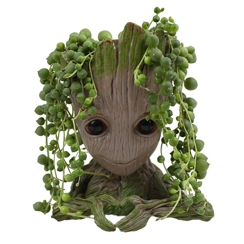 Modern Groot Flower Vase, Cartoon Art Vasos, Arranjo de Flores, Home ...