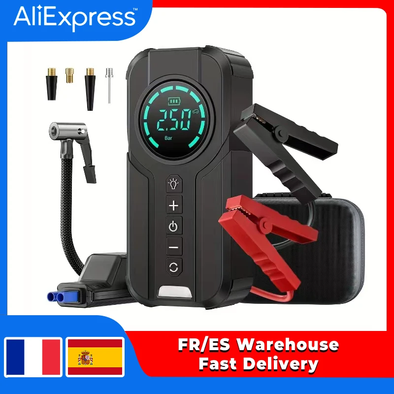 NEW-4in1-Car-Emergency-Starting-Air-Pump-Portable-Air-Compressor ...