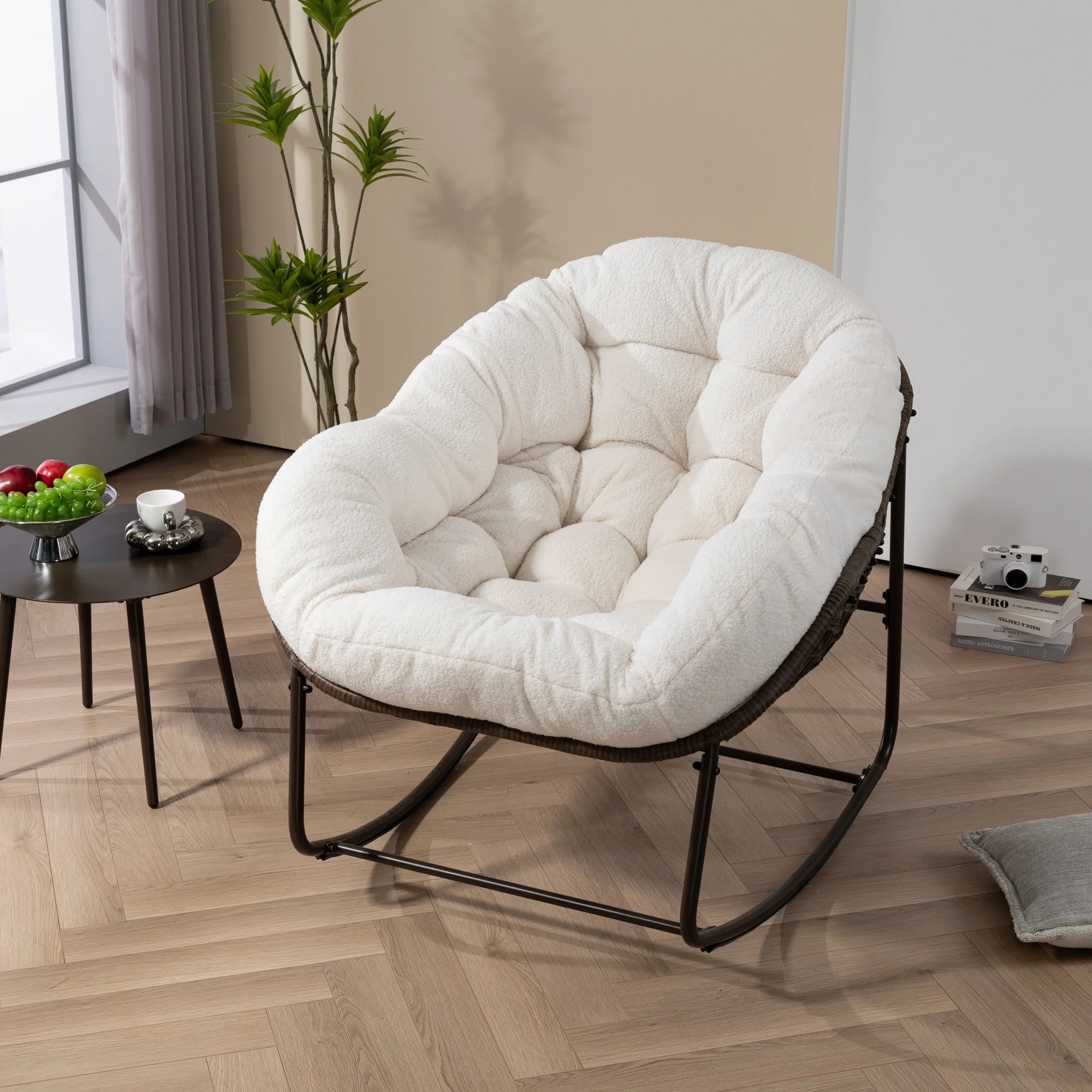 Garden Modern Loung Outdoor Rattan Outdoor Rocking chair Ergonomic ...