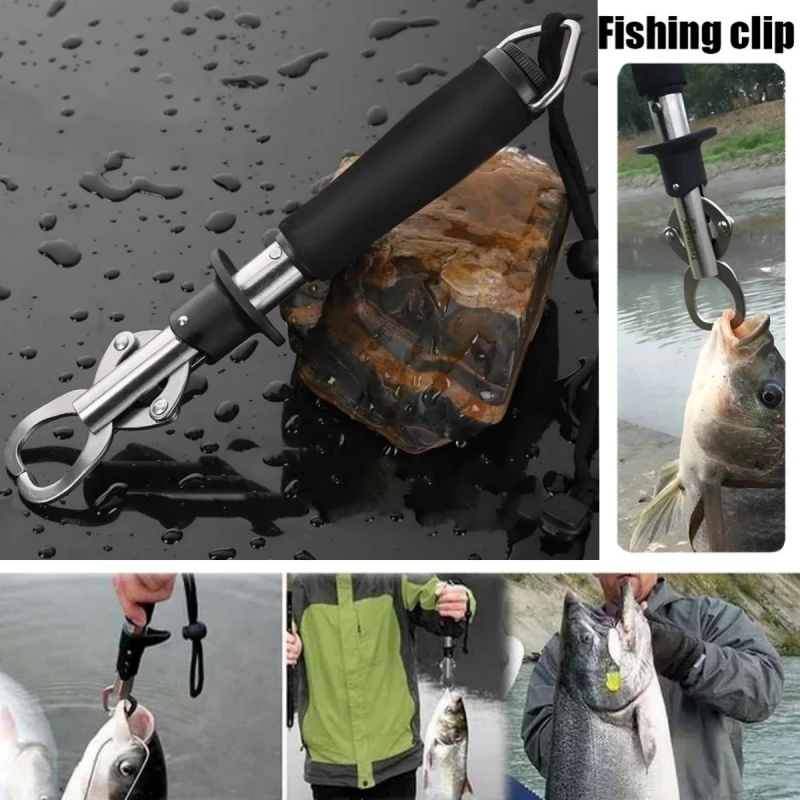 Portable-Fishing-Gripper-Stainless-Steel-Professional-Fish-Grip-Fishing ...