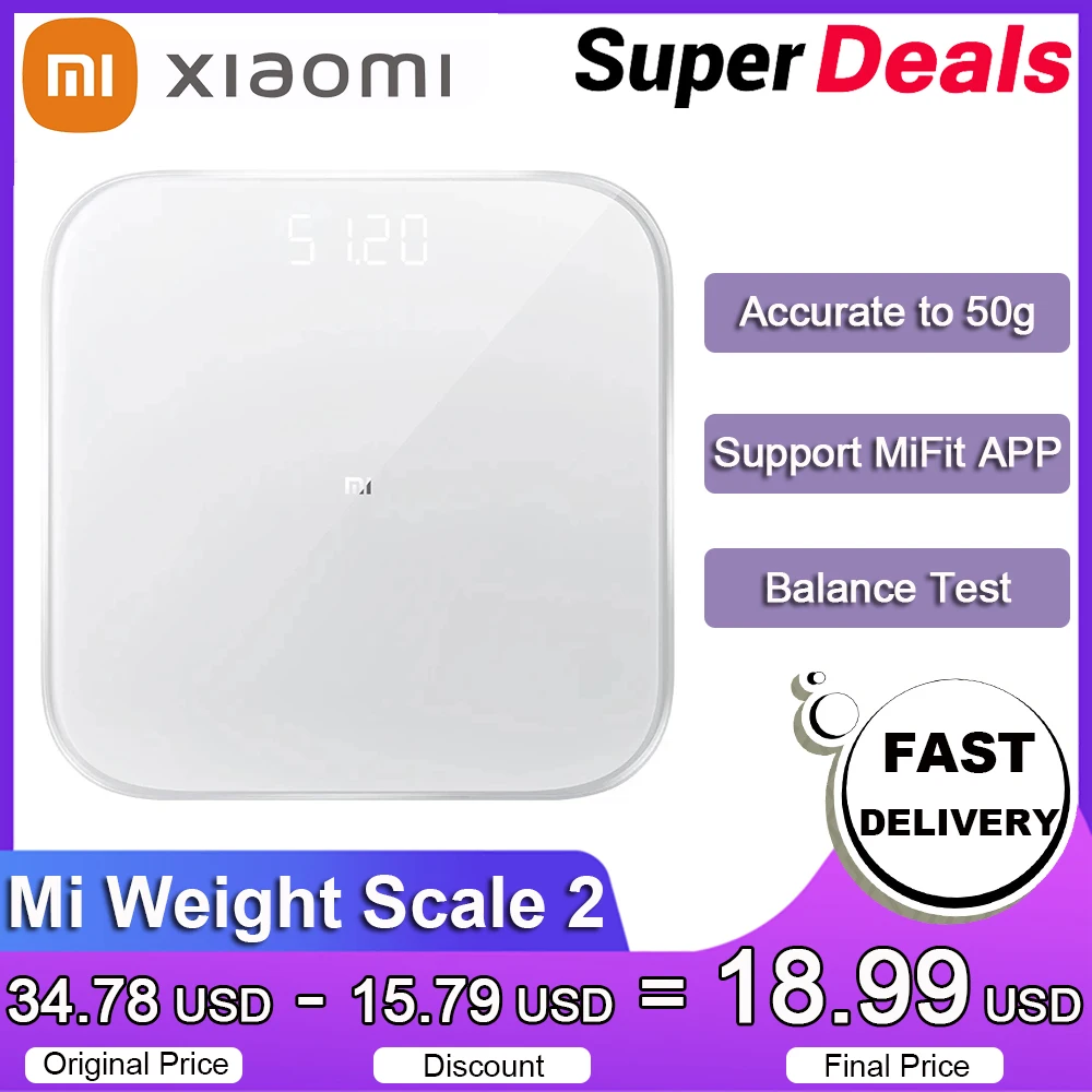 Xiaomi-Smart-Weighing-Scale-2-Bluetooth-5-0-Precision-Weight-Scale-LED ...