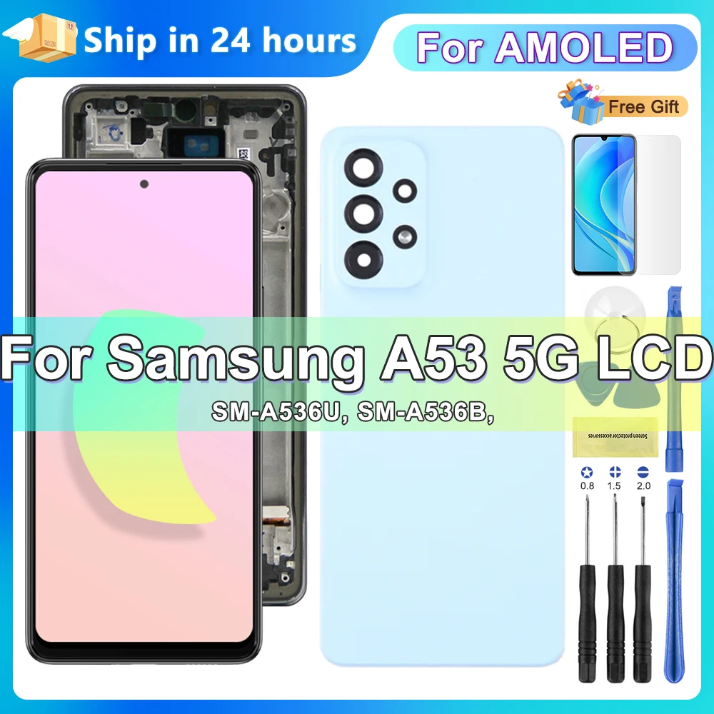 6-5-AMOLED-For-Samsung-A53-5G-LCD-Display-Touch-Screen-Digitizer ...