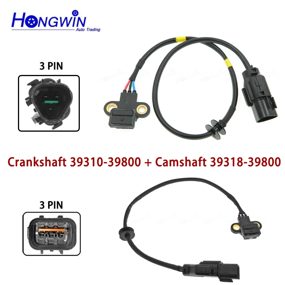 New Crankshaft Camshaft Position Sensor RWD Fits 2003 2006 Kia Sorento ...