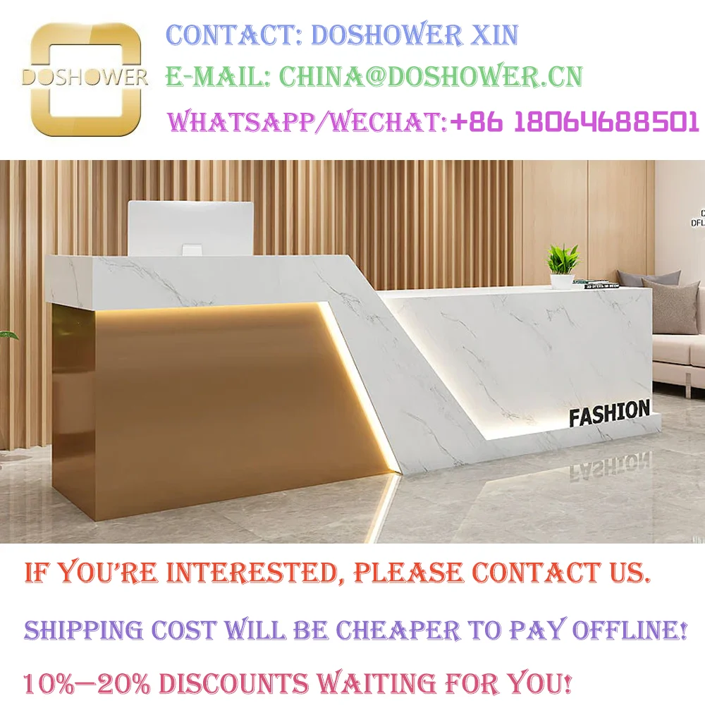 Marble-Front-Desk-Reception-Desk-Manufacturer-With-Gold-Stainless-Steel ...
