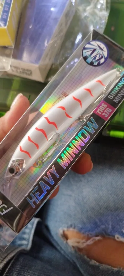 FJORD 110S 37g 90S 29g 70S 17g Heavy Sinking Minnow Fishing Lures Long ...
