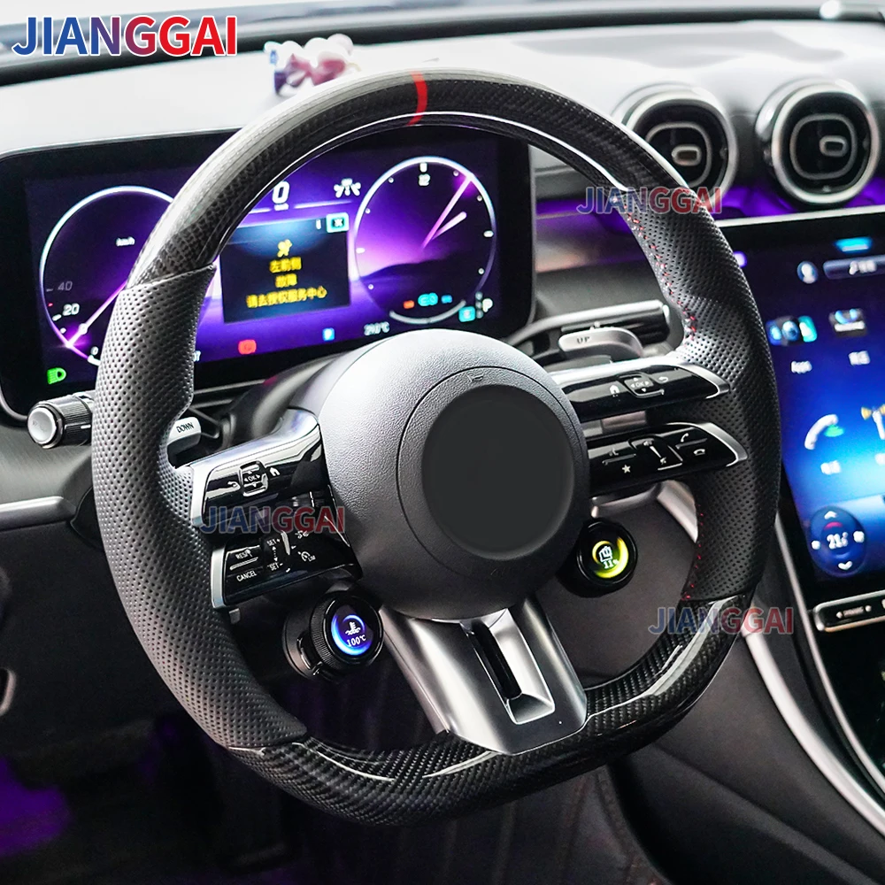 Steering-Rocker-Switch-Buttons-Oled-Knob-Control-Button-For-Mercedes ...
