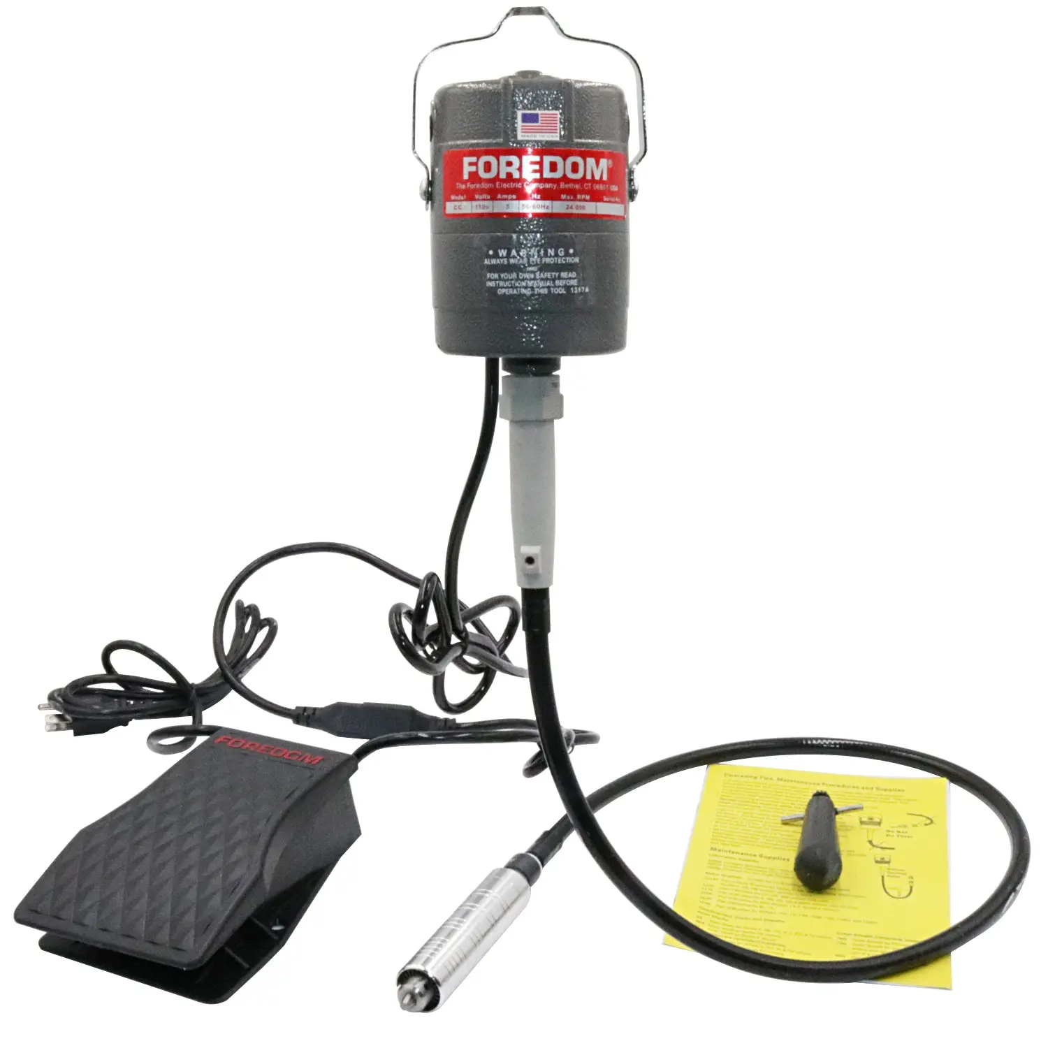 Hanging Rotary Polishing Engraving Grinder Foredom Flex Shaft Motor ...