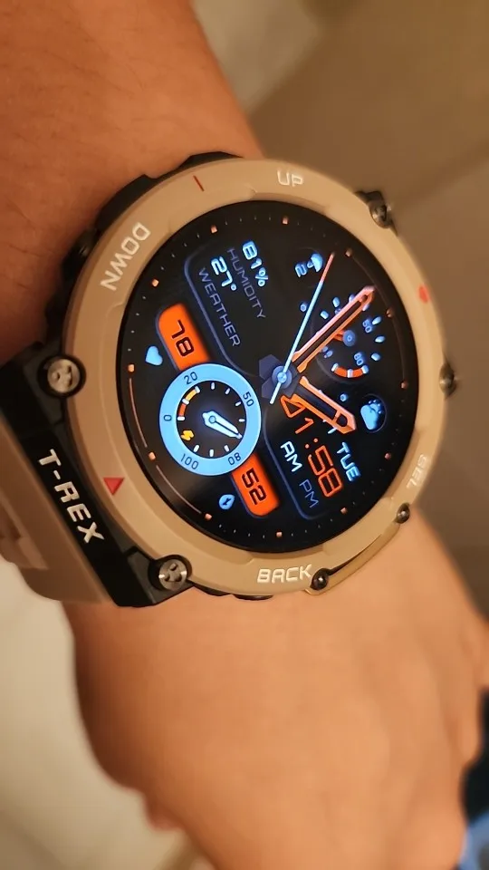 New Amazfit T Rex 2 Smartwatch T-Rex 2 Dual Band Route Import 150+Built ...