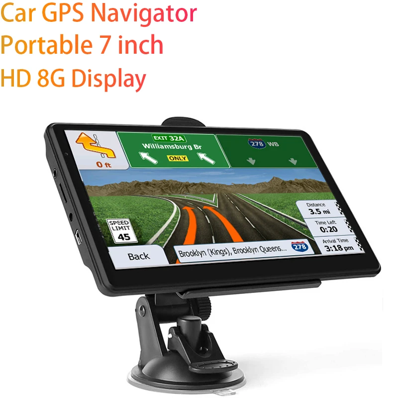2022 New Car Gps Navigation 7 Inch Touch Screen Hd Car Gps Navigator ...