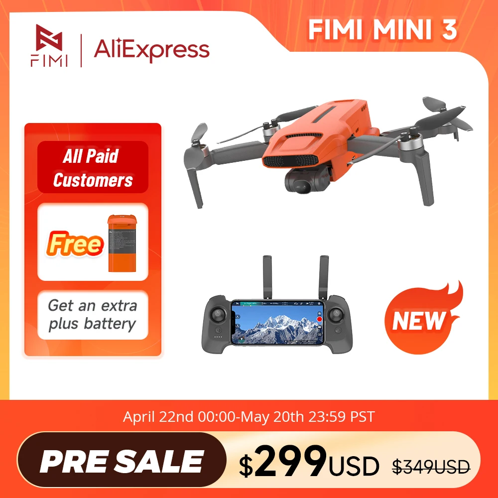 FIMI-MINI-3-novo-drone-4K-60fps-AI-Super-Night-Video-9km-alcance-de-3 ...