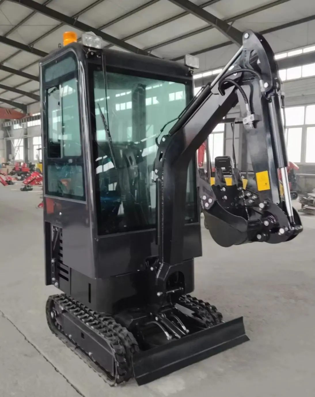 Euro 5 High Quality Diesel Excavator Hot Sale 1.2 Ton Small Rubber ...