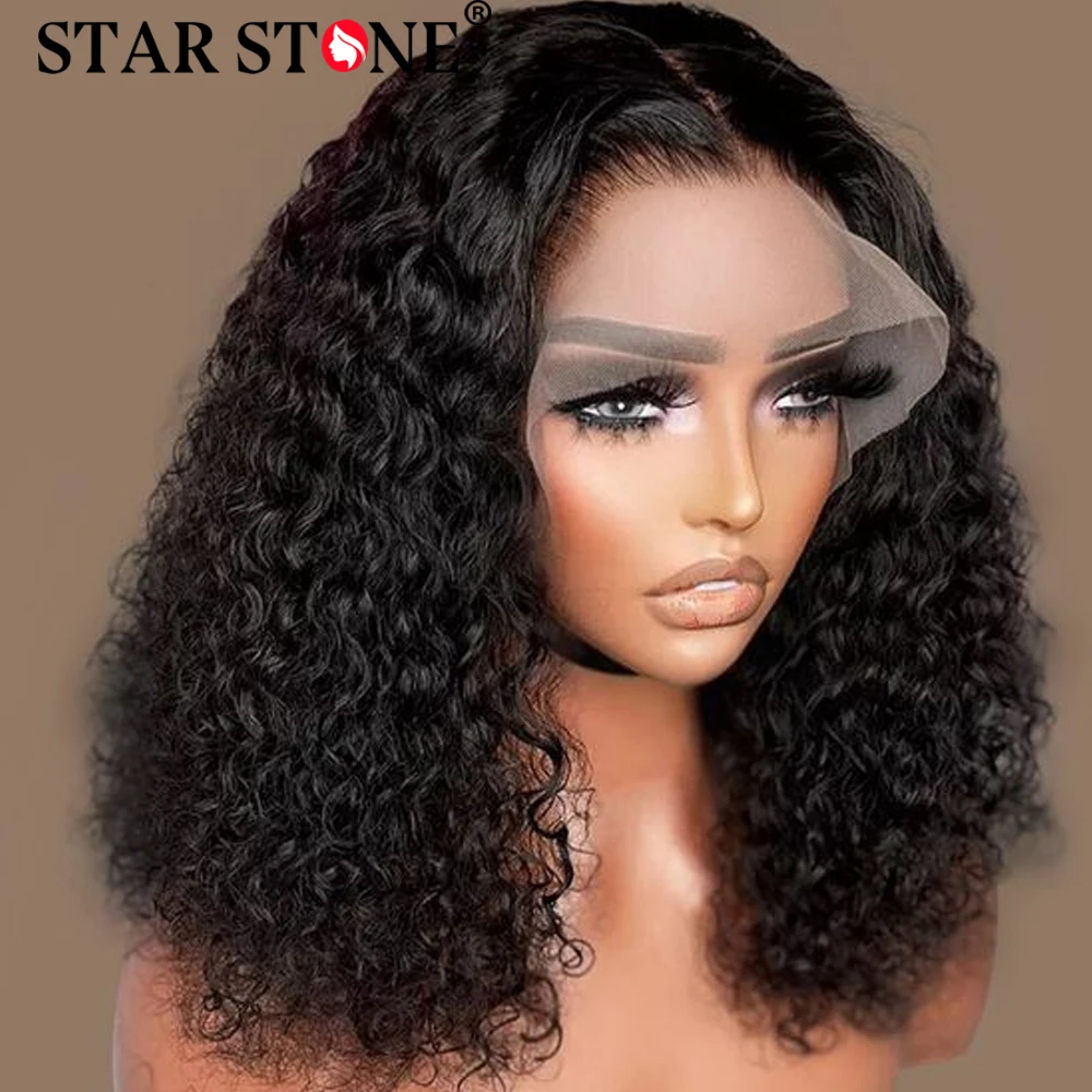 Short-Deep-Wave-Bob-Wig-Human-Hair-100-Human-Hair-Wigs-13X4-Lace ...