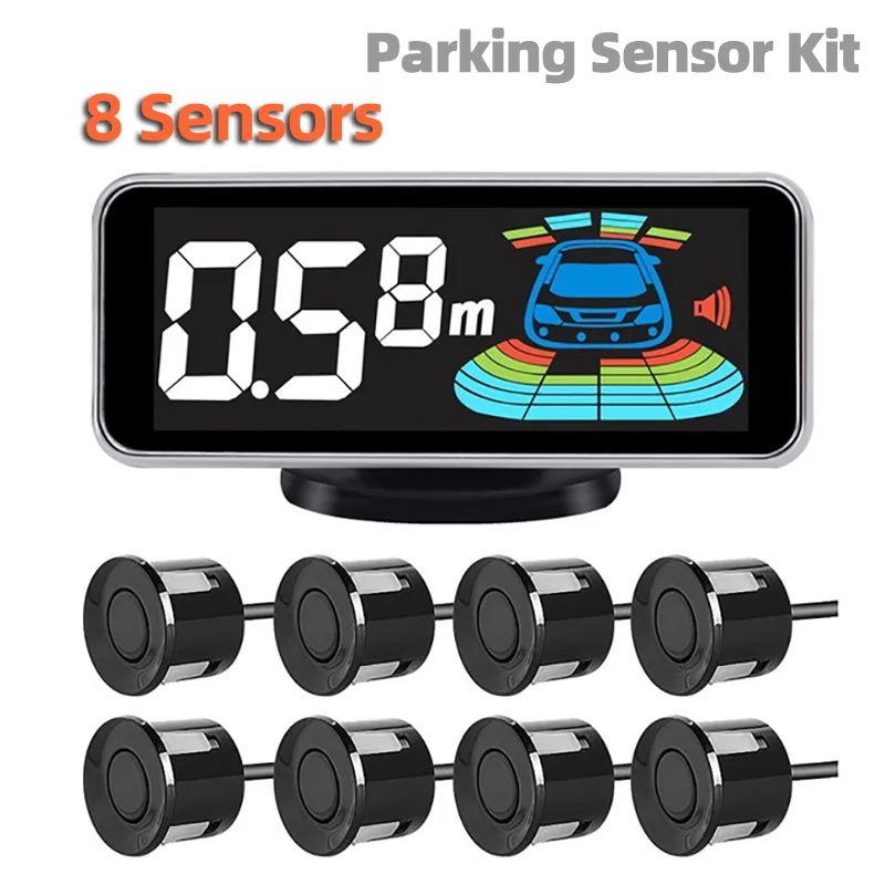 Multiple-Radar-Parking-Sensor-Kit-Backlight-Parktronic-LED-Display ...