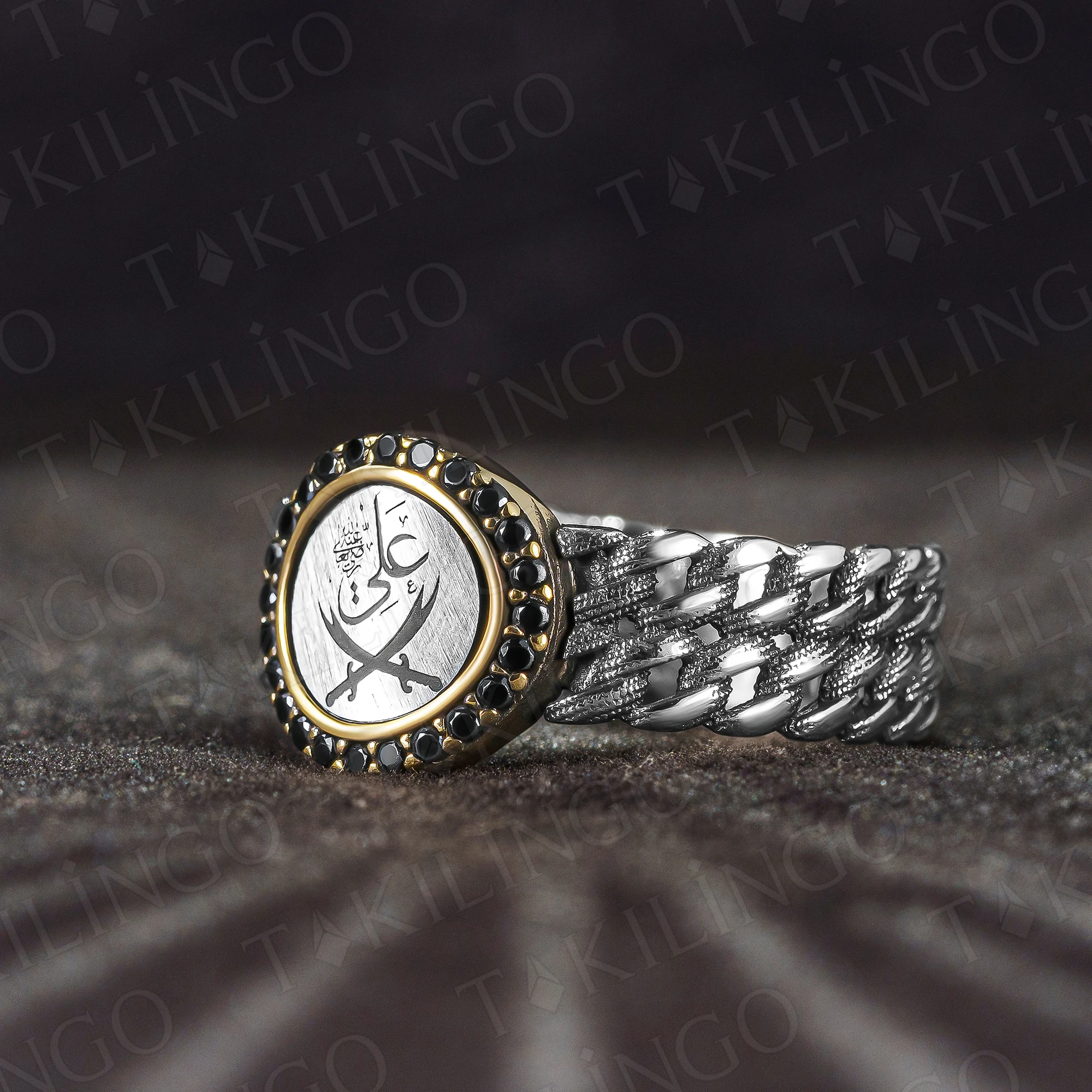 Zulfiqar-Of-Imam-Ali-925K-Sterling-Silver-Ring-Muslim-Islamic-Double ...