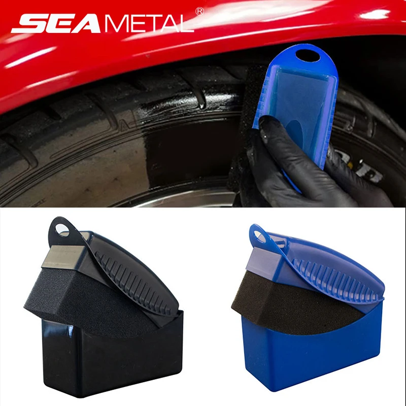 SEAMETAL-Car-Wheel-Polishing-Waxing-Sponge-Brush-With-Cover-ABS-Tire ...