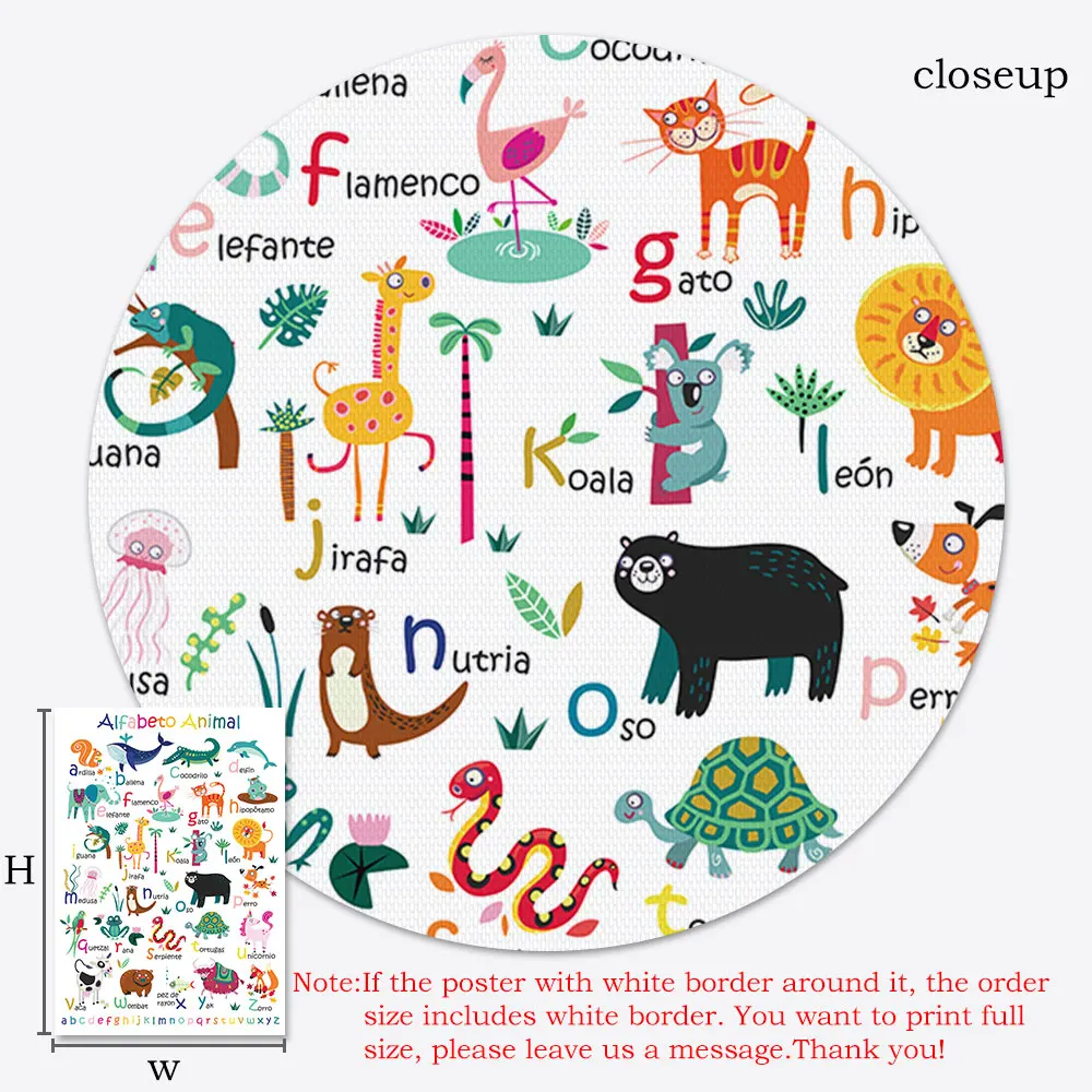 Spanish Alphabet Poster