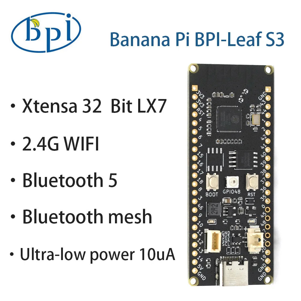 กล้วย Pi BPI Leaf ESP32 S3 Runnable Micropython Low Powered ประหยัดพลังงานไมโครคอนโทรลเลอร์ ...