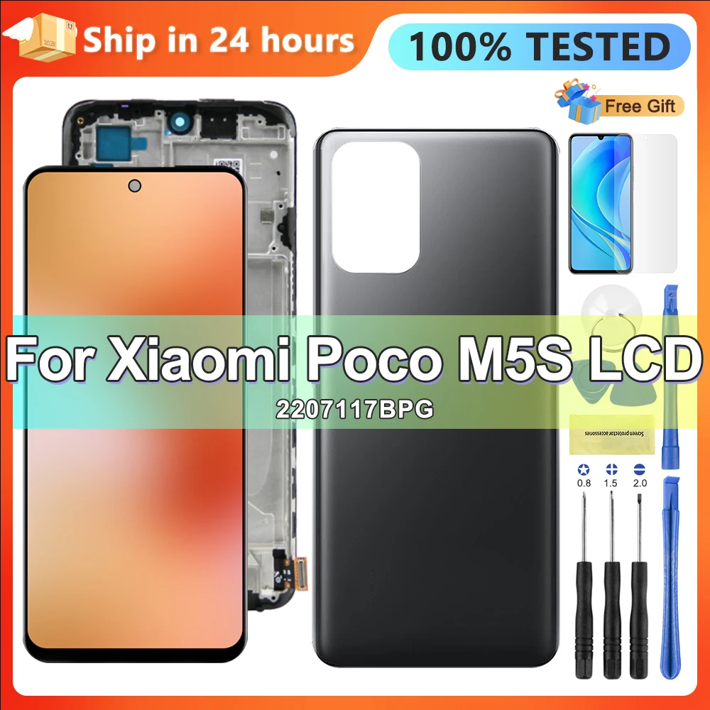 Pantalla-LCD-AMOLED-de-6-43-pulgadas-para-Xiaomi-Poco-M5s-reemplazo-de ...