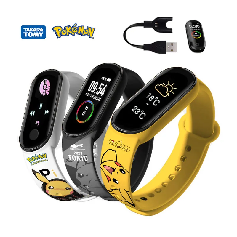 New Pokemon Smart Digital Watch Rechargeable - Pokemon Portal