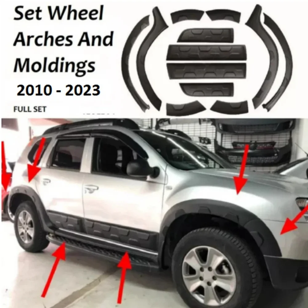 For-Renault-Dacia-Duster-2010-2023-Wheel-Arches-And-Moldings-ABS ...