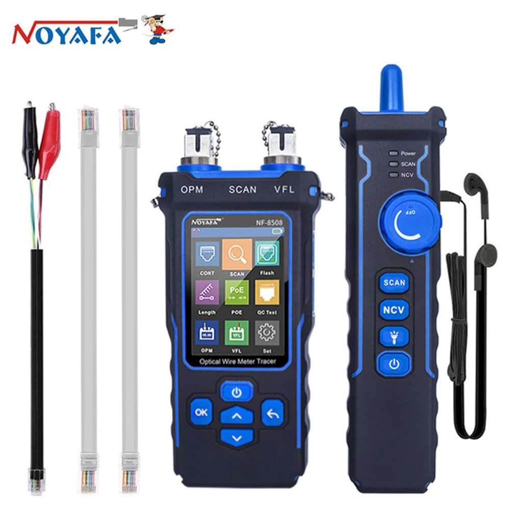 NOYAFA NF 8508 Cable Tracker LCD Display Network Tools Measure Length