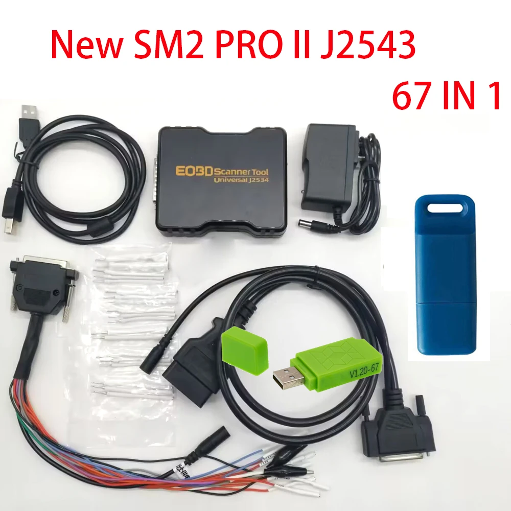 New-SM2-pro-II-67-IN-1-Universal-J2543-EOBD-Scanner-Tool-Working-On ...