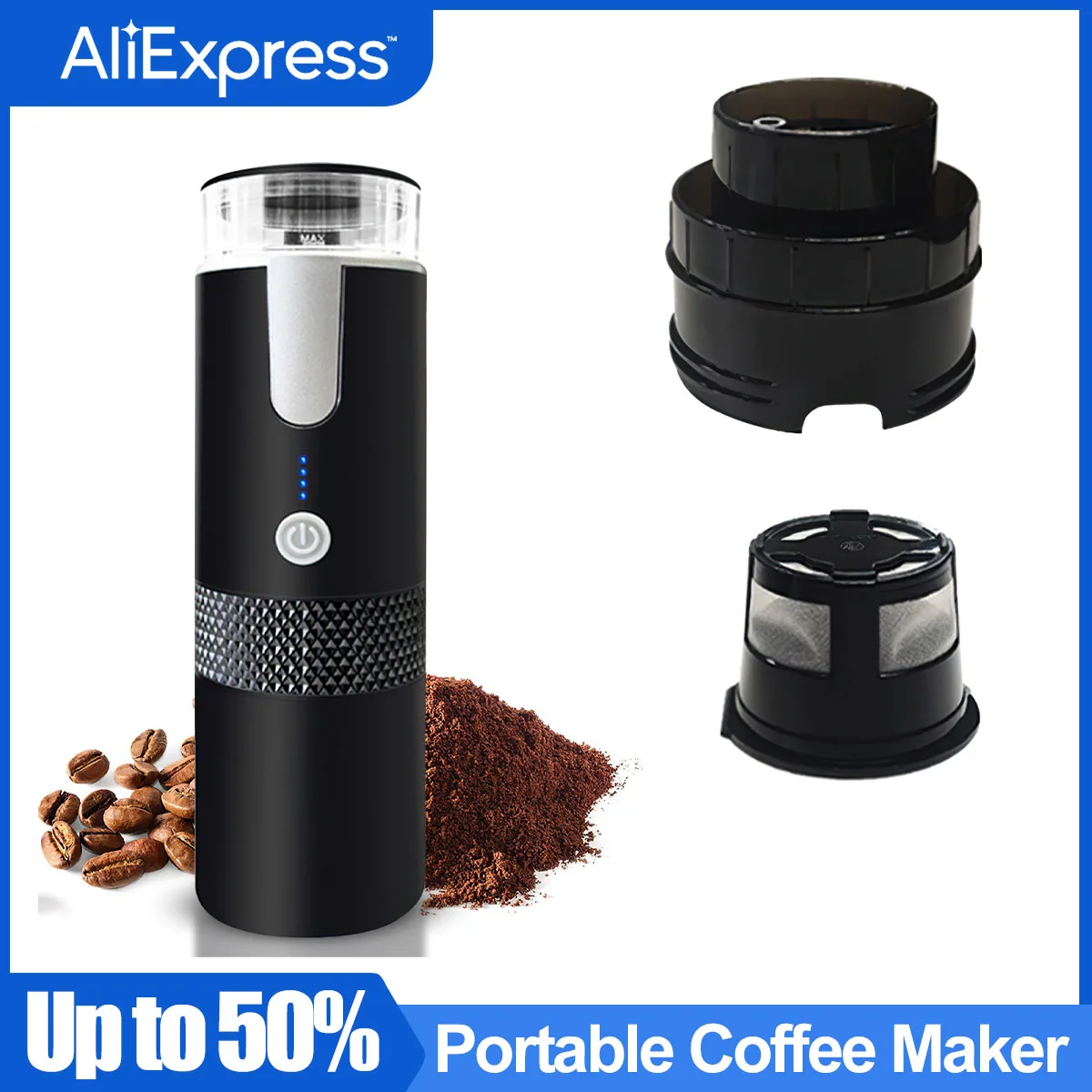 170ML-Coffee-Maker-Portable-Capsule-Coffee-Machine-Rechargrable ...