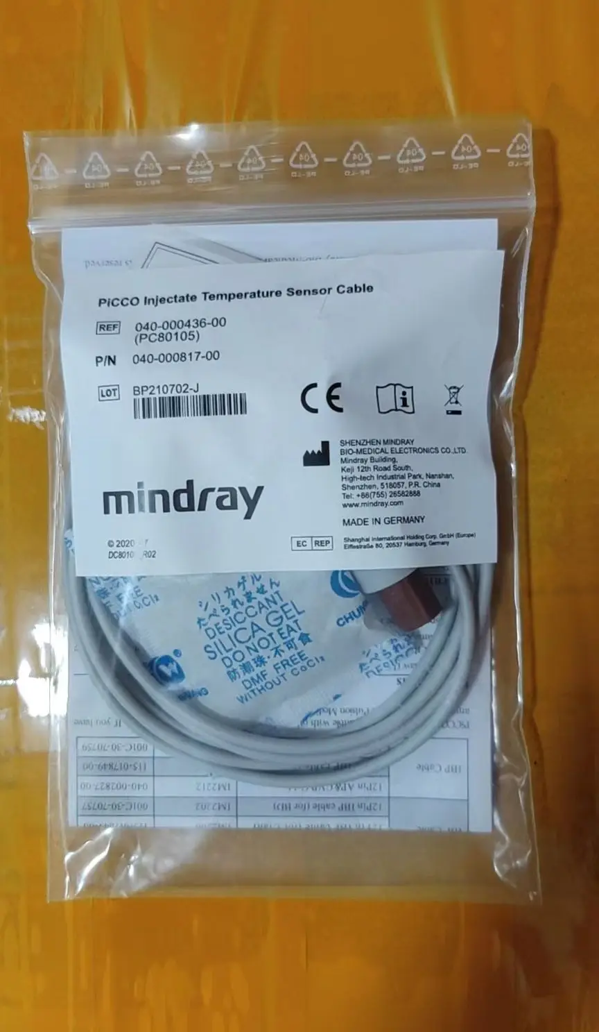 PICCO-Injectate-Temperature-Sensor-Cable-P-N-040-000817-00-PC80105-for ...