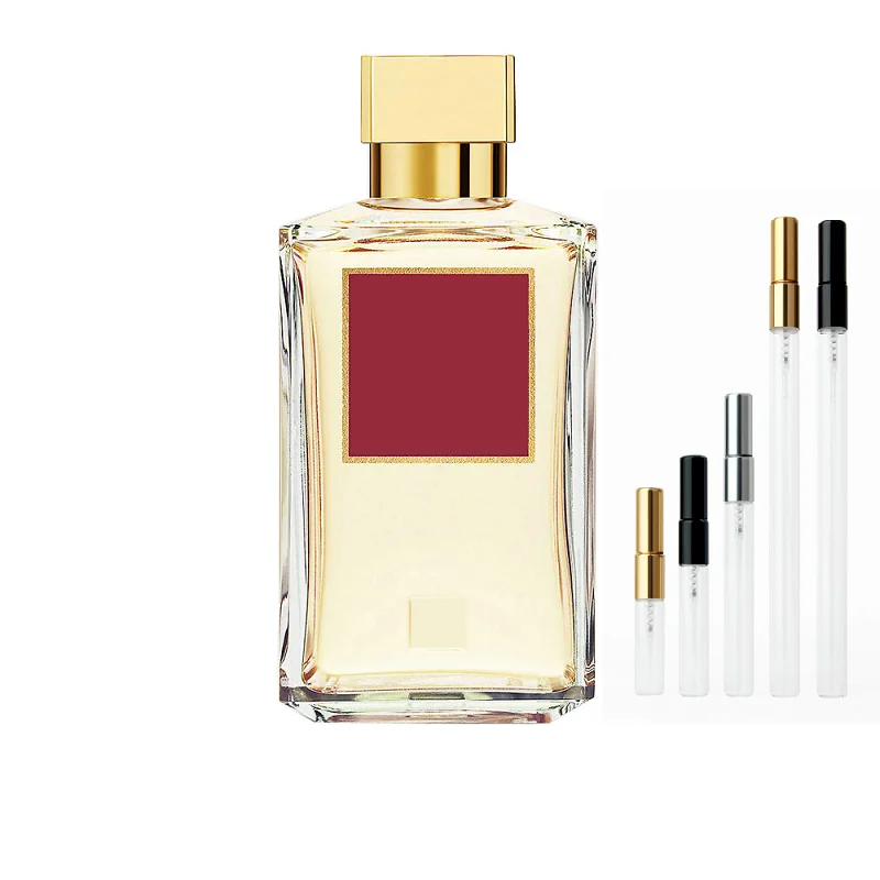 Perfume Baccarat Rouge 540 para mujer, probador de perfume selectivo ...