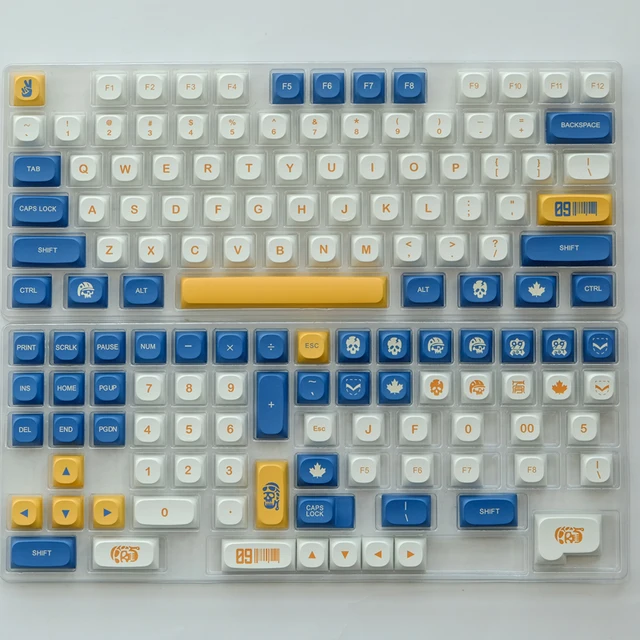 143 Keys Jeans Theme Keycaps MA Profile GMK Keycap PBT Dye Sublimation ...