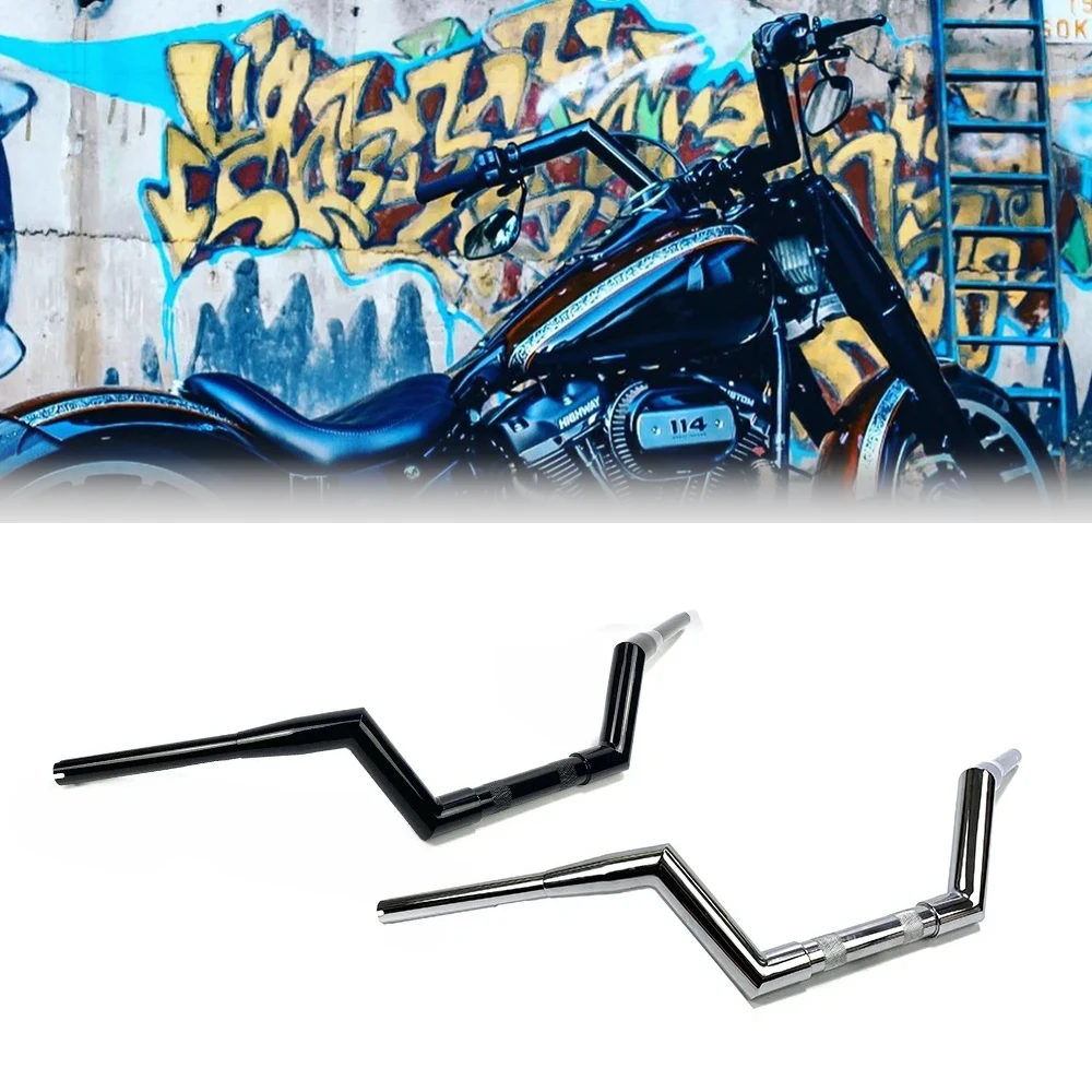 Motorcycle-1-1-2inch-Custom-Handlebars-for-Harley-Softail-Street-Bob ...