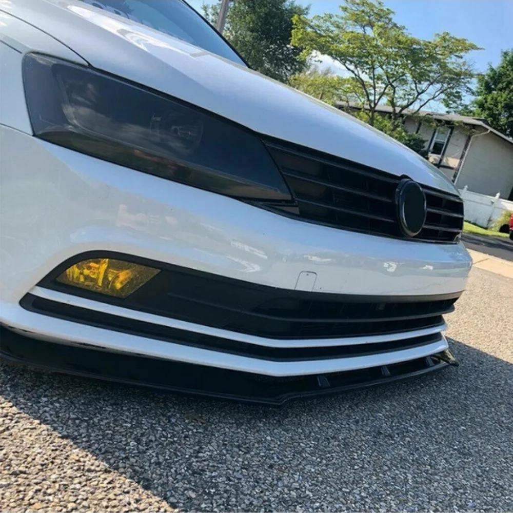 3 Pcs Front Bumper Lip For Volkswagen Vw Jetta 2010-2018 MK6 Body Kit ...