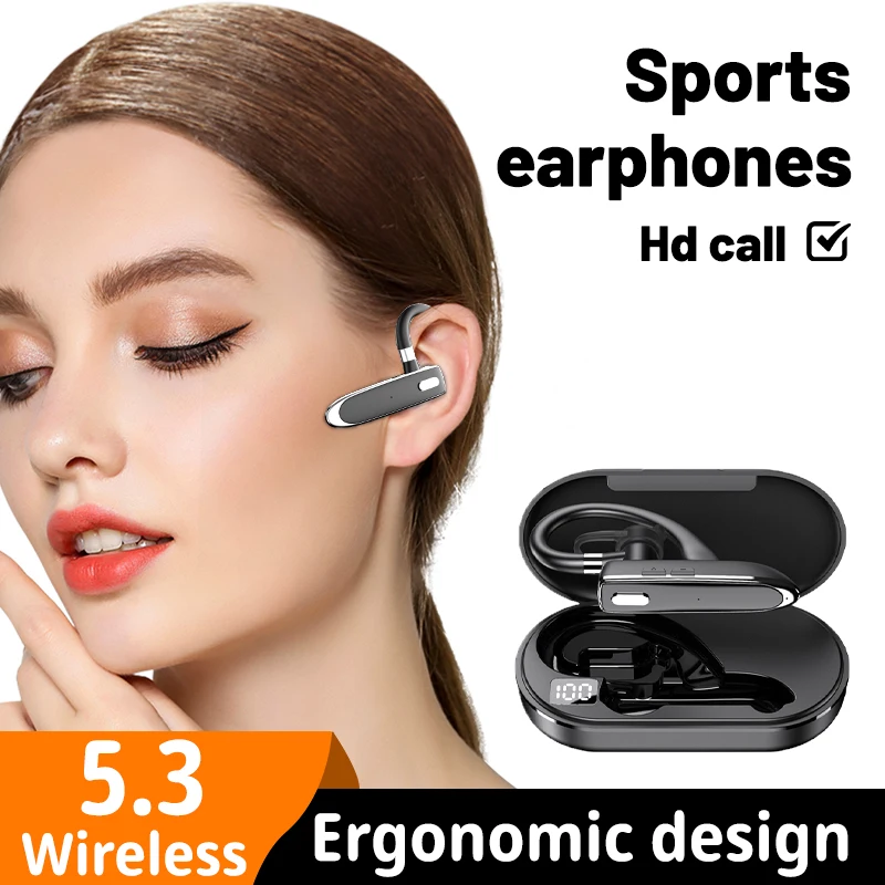 Bluetooth-Headset-Wireless-Earpiece-with-Noise-Cancelling-Microphone ...