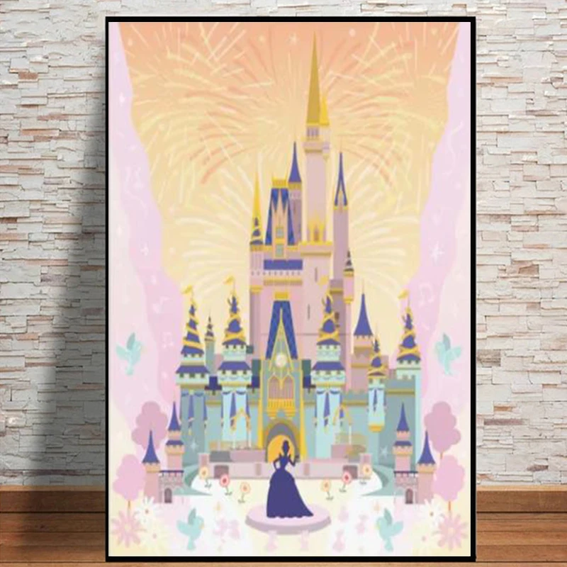 Disney Cinderellas Castle Cartoon