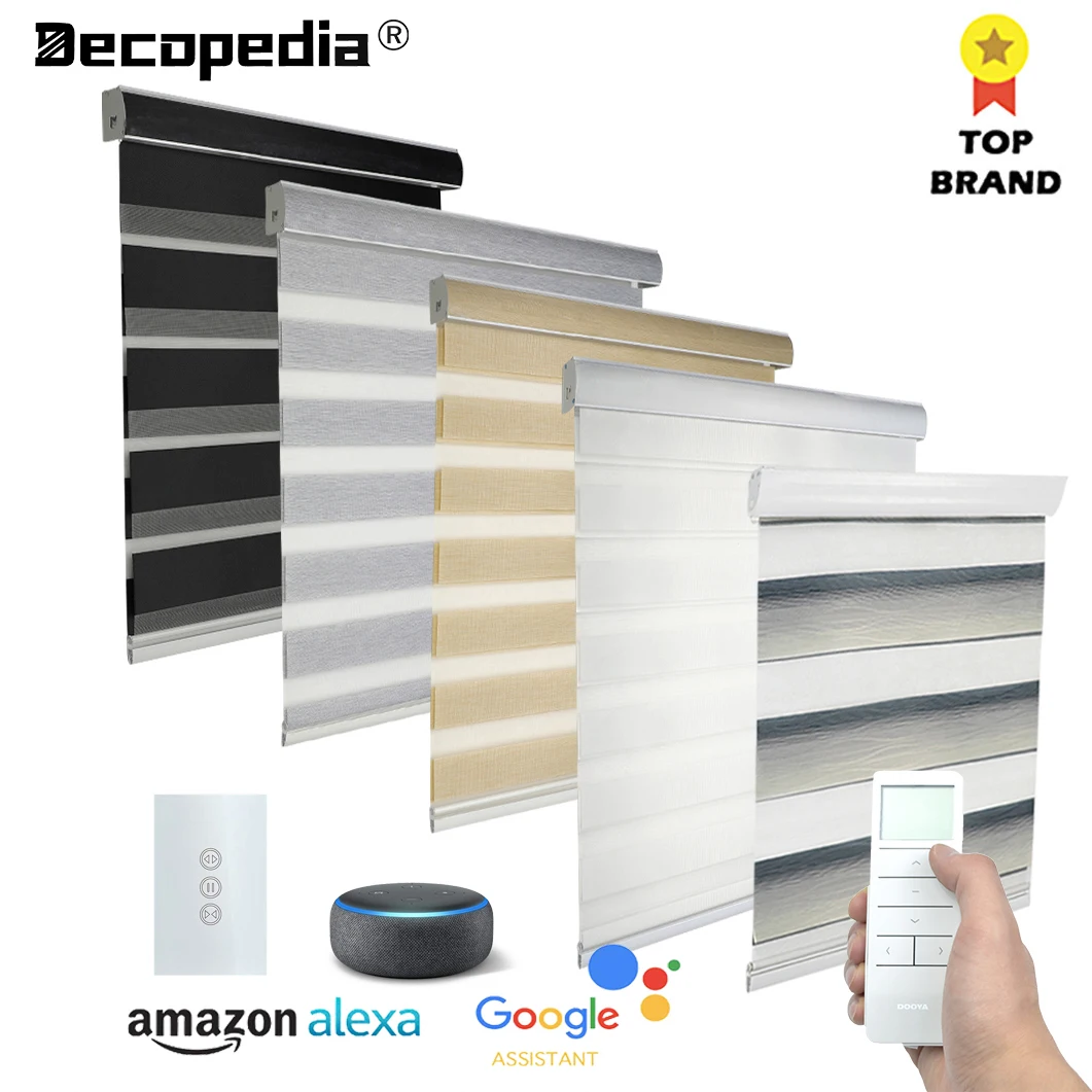 Decopedia Customize Zebra Blinds Square Valance Window Blinds Day and ...
