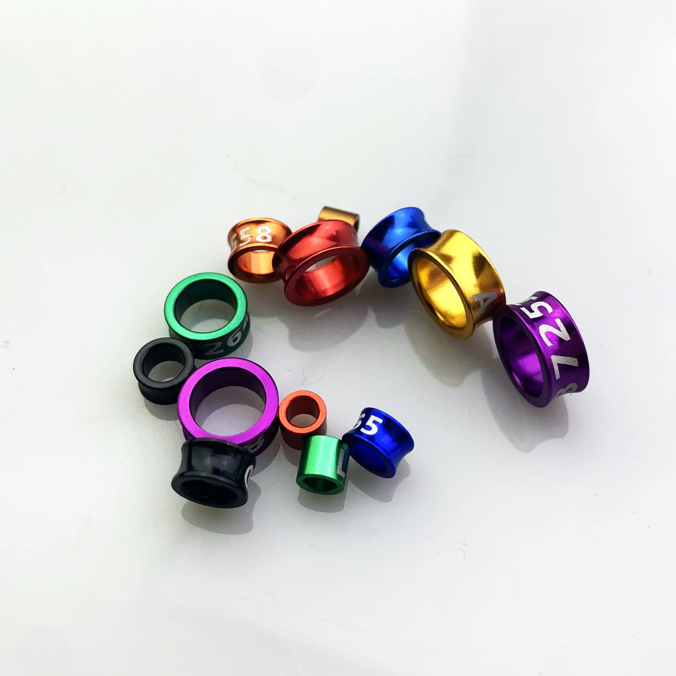 Personalized 50PCS Closed Bird Leg Bands - Aluminum - Custom Laser ...