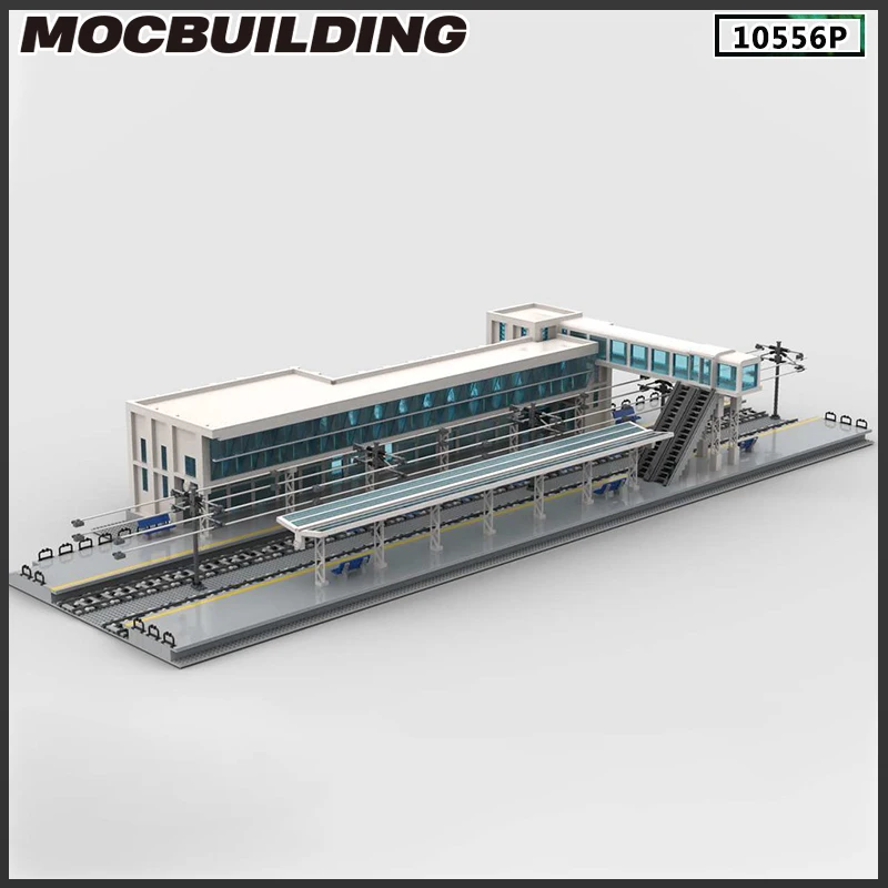 Moc-Modern-Central-Train-Station-Building-Block-Model-Bricks-DIY-Urban ...