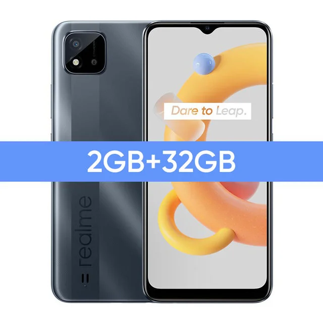 Realme C11 2021 Smartphone 2GB 32GB 6.5” Mini-Drop Fullscreen 5MP Front ...