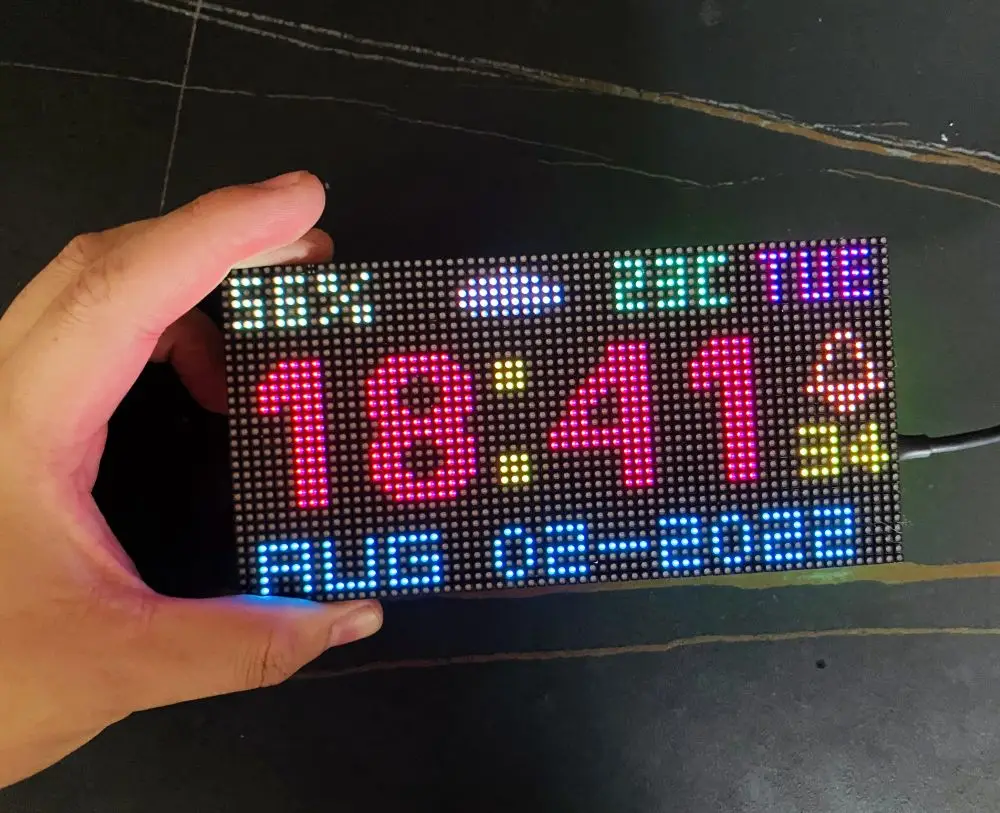Esp8266-Wifi-Clock-electronic-diy-Digital-Clock-Wall-Clock-ds3231-Alarm ...