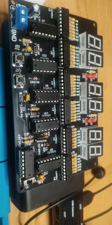 6-bit Digital Clock Electronics Kit – The Science Hut