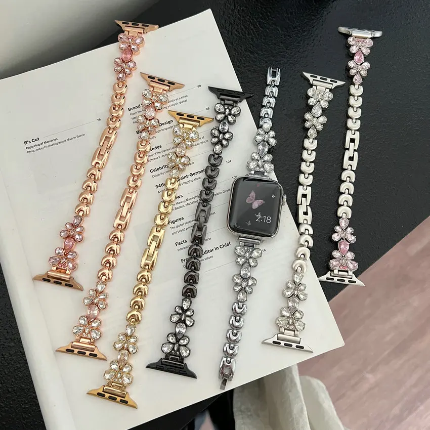 30pcs-lot-18mm-20mm-22mm-Butterfly-Diamond-Watch-Band-For-Huawei-GT4 ...