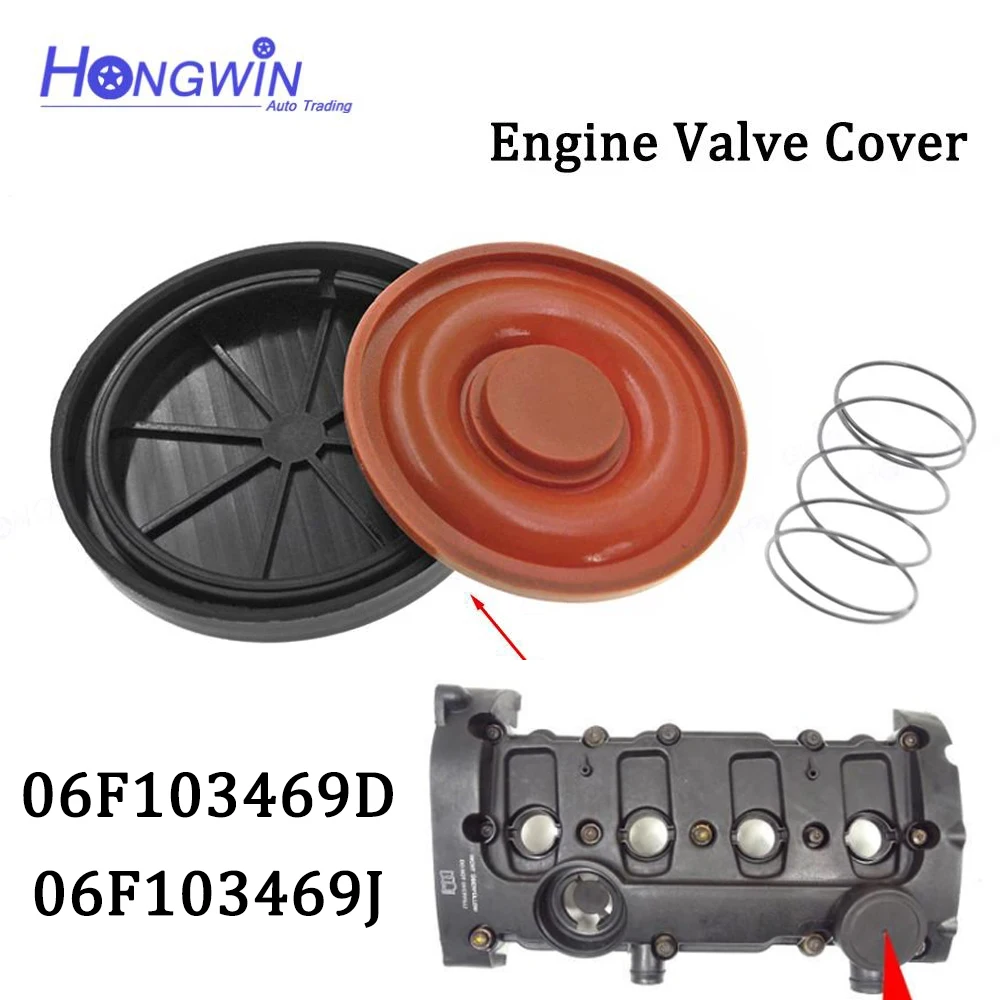 New-PCV-Valve-Cover-Repair-Kit-Cap-Membrane-For-Audi-A3-S3-A4-Skoda-VW ...