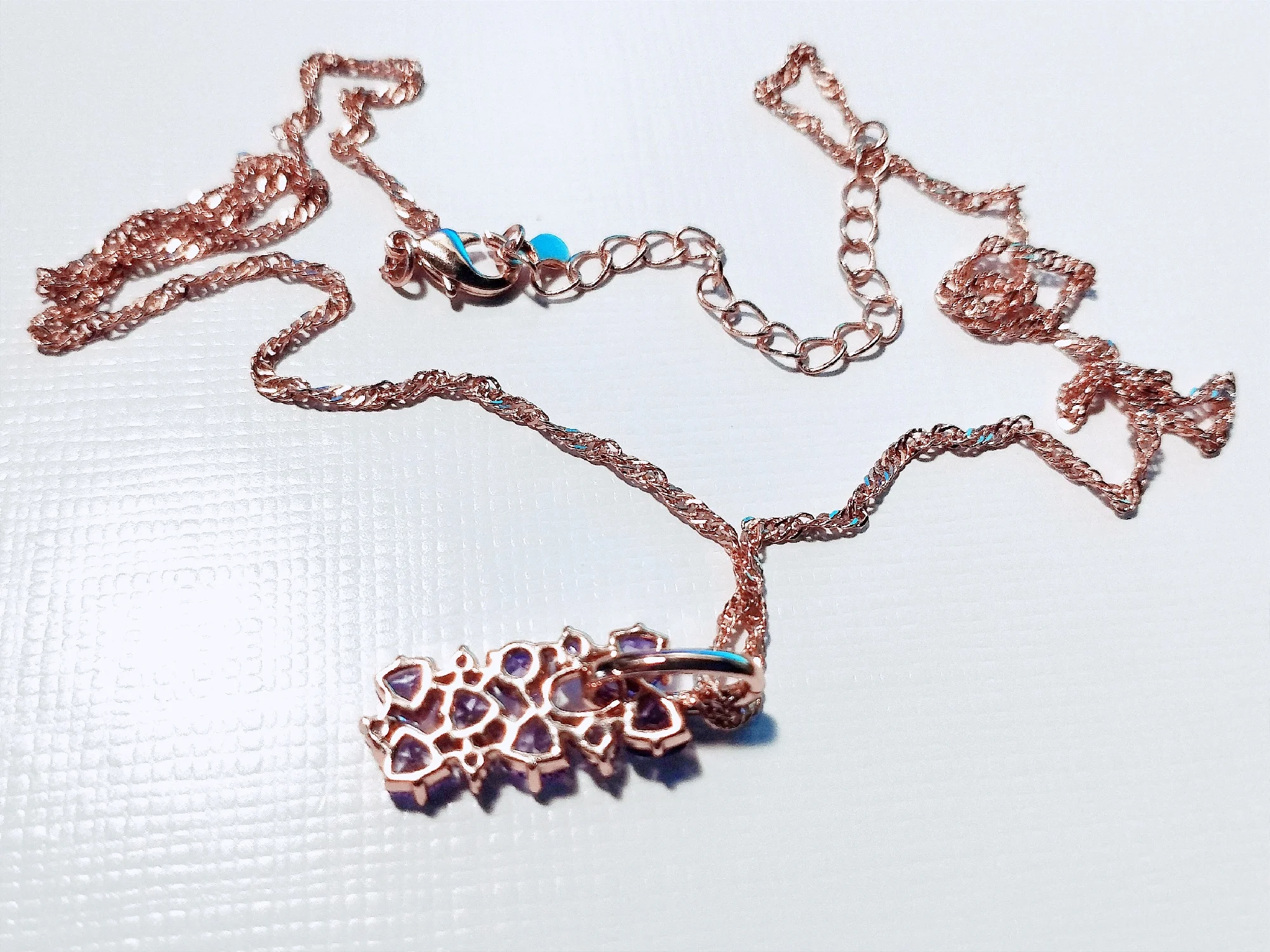 Crystal Flower Pendant Necklace - Sleepy Girlz Co.