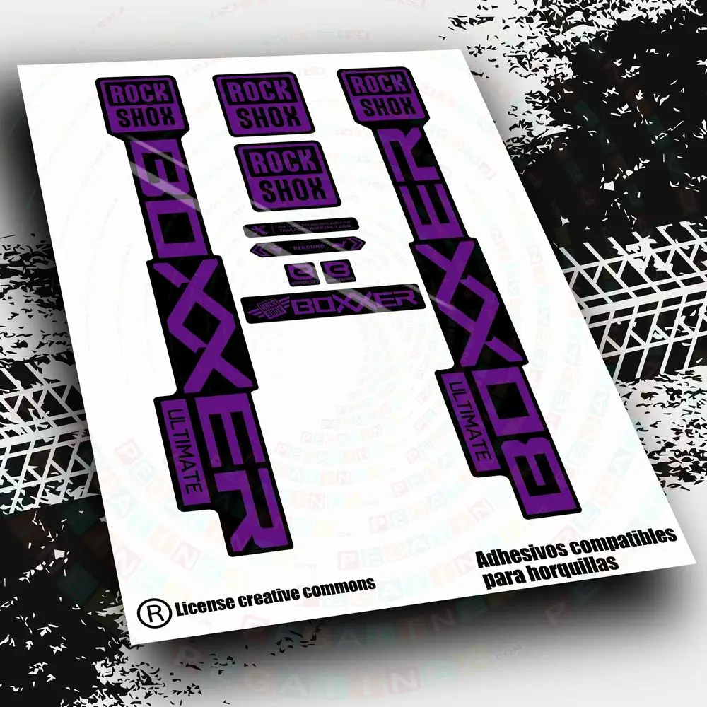 WP575-compatible-stickers-ROCKSHOX-fork-BOXXER-ULTIMATE-2024-19 ...