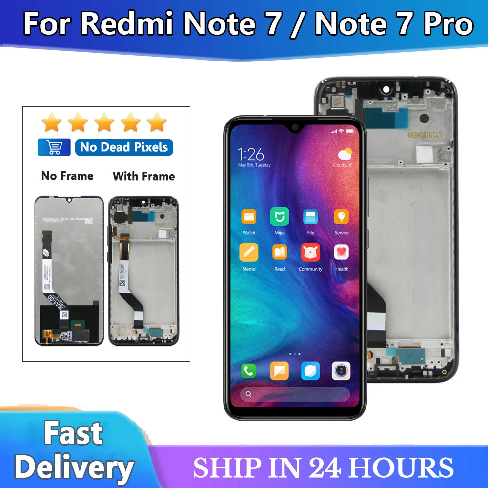 6-3-inch-AAA-Quality-For-Xiaomi-Redmi-Note-7-LCD-Display-Screen-Touch ...