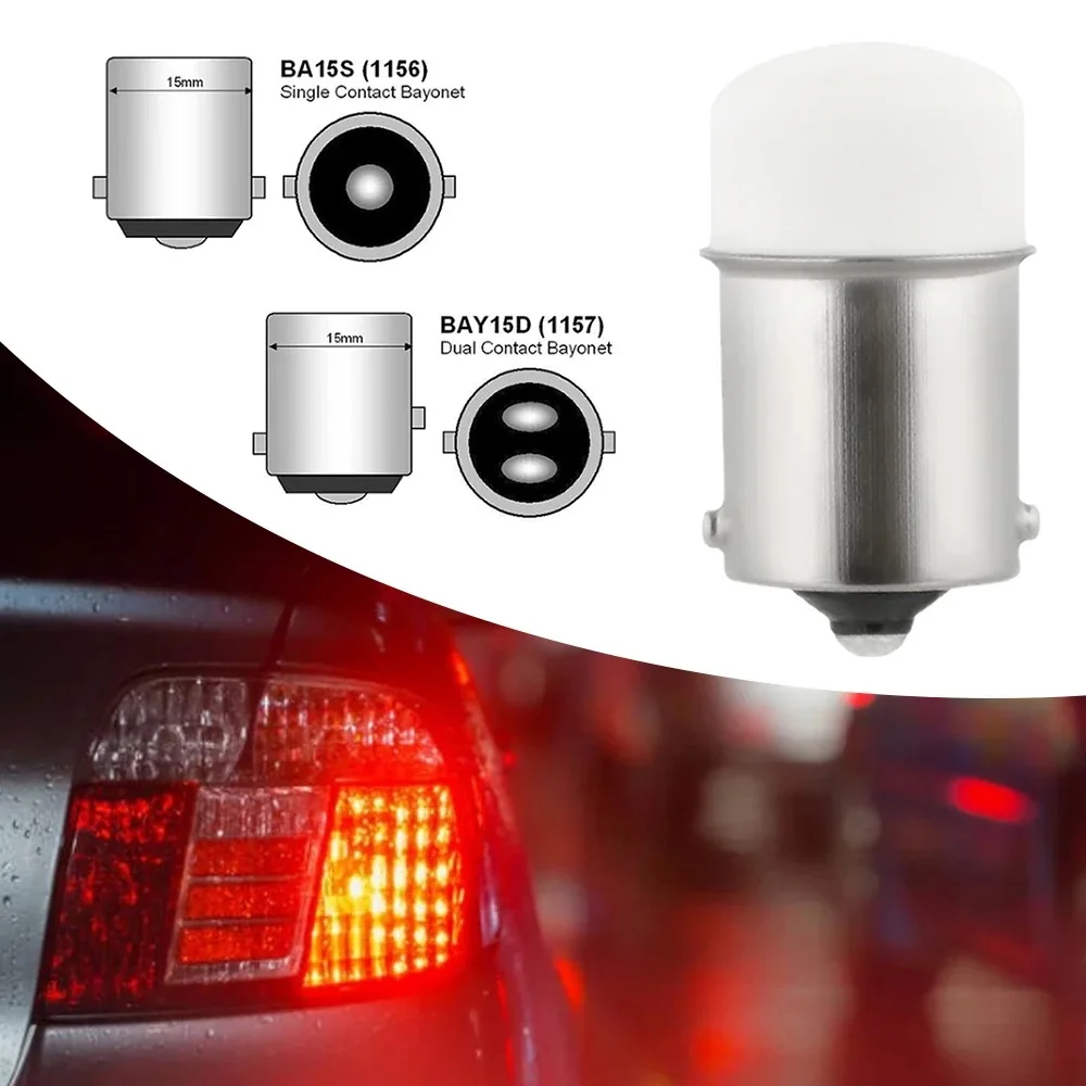 2PCS-P21-5W-BA15S-1156-LED-Bulb-PY21W-BAY15D-1157-Turn-Signal-Light-12V ...