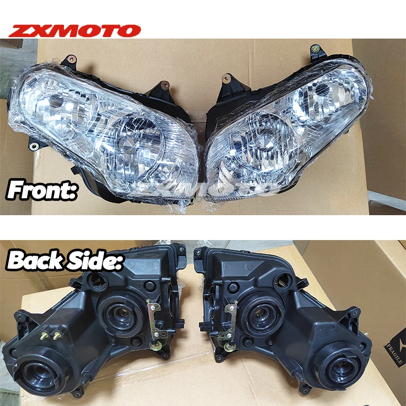 ZXMT 오토바이 액세서리, 프론트 헤드라이트 어셈블리 헤드램프, 2001 2017 혼다 골드윙 1800 GL1800 01 ...