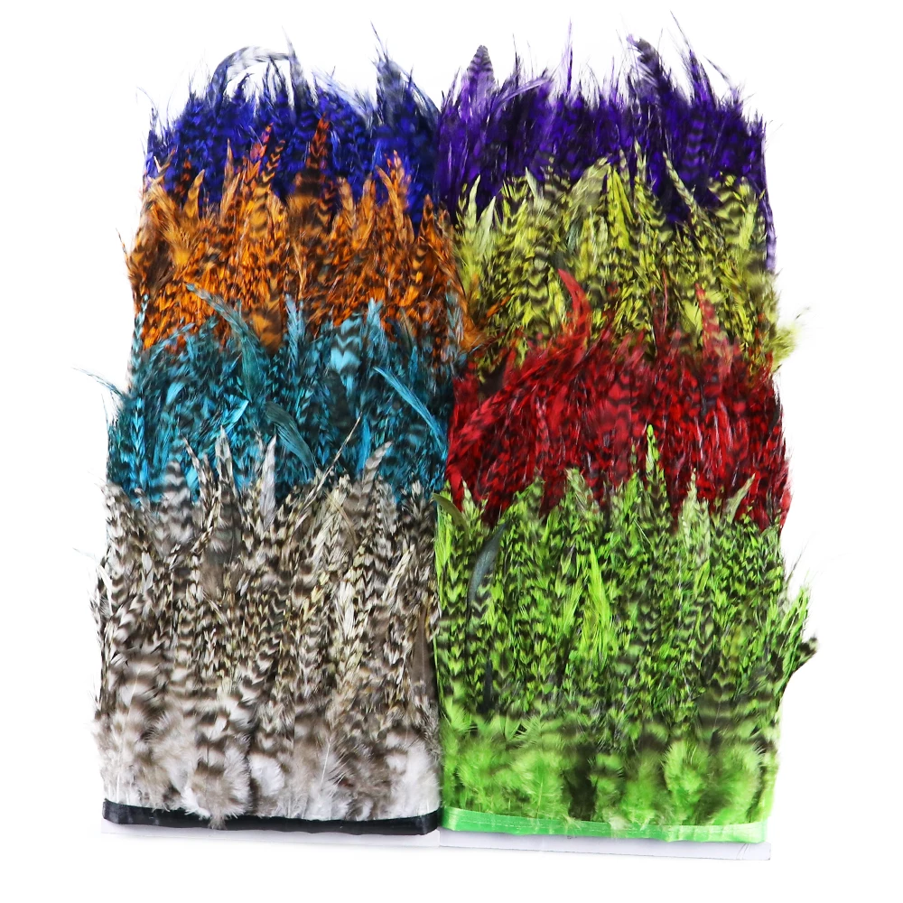 Colored-Rooster-Feather-Trim-Natural-Pheasant-Plumes-Fringe-Ribbon-for ...