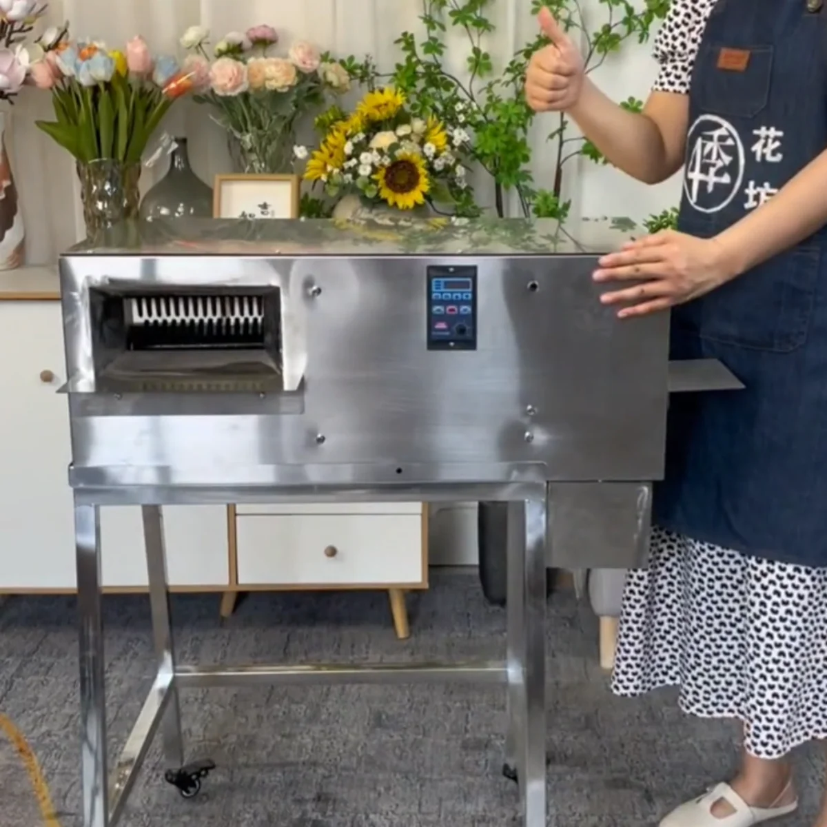 Flower-Thorn-Removing-Machine-Rose-Leaf-Stripping-Stainless-Steel-Fixed ...