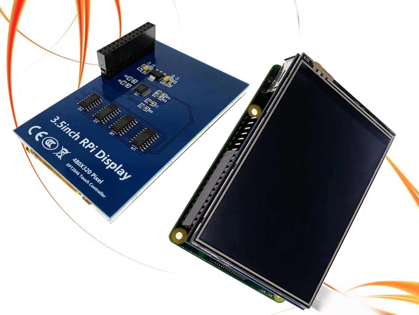 New 3.5 Inch Lcd Module Electronics Stm32 Raspberry Pi Hx8357d Drive Ic ...